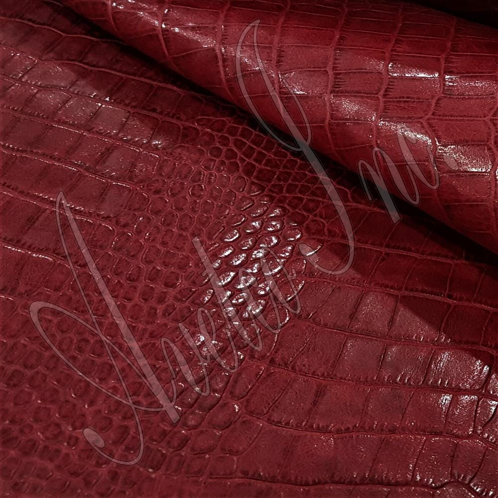 Alligator Embossed Cow Leather | Avetco Leather Hides and Eva Foam