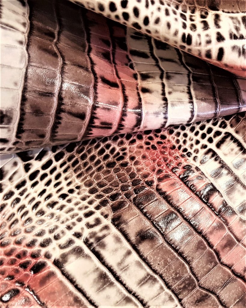 Alligator Embossed Cow Leather | Avetco Leather Hides and Eva Foam
