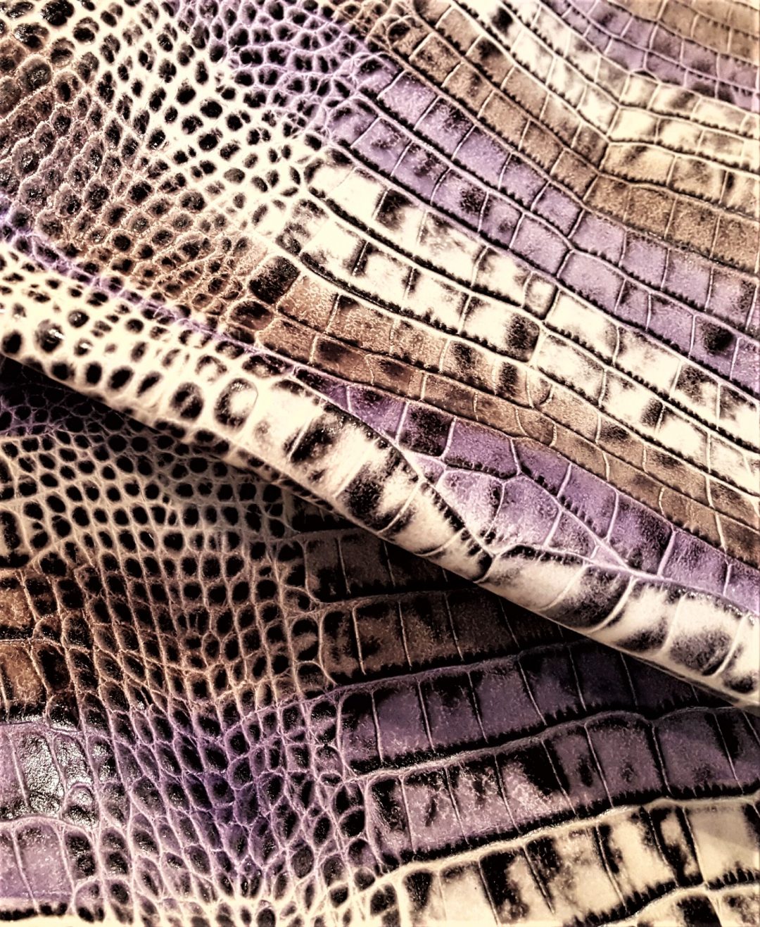 Alligator Embossed Cow Leather | Avetco Leather Hides and Eva Foam