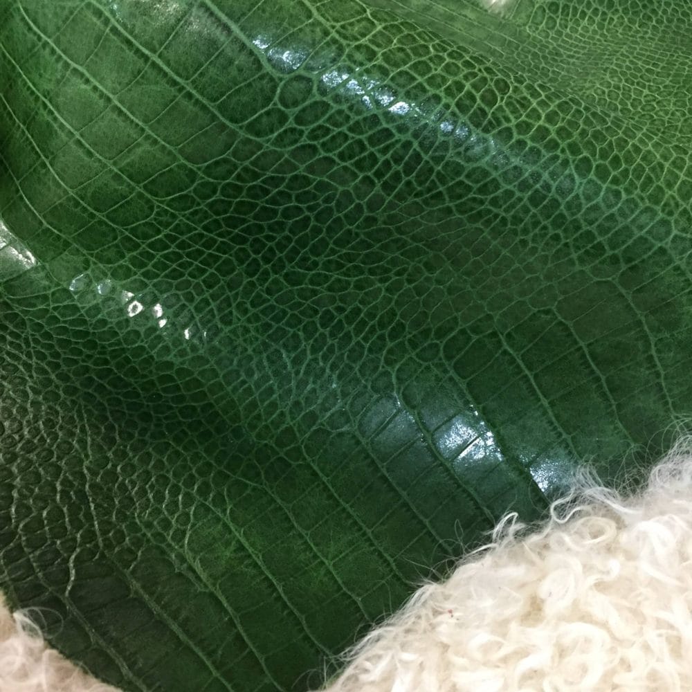 Alligator Embossed Cow Leather | Avetco Leather Hides and Eva Foam