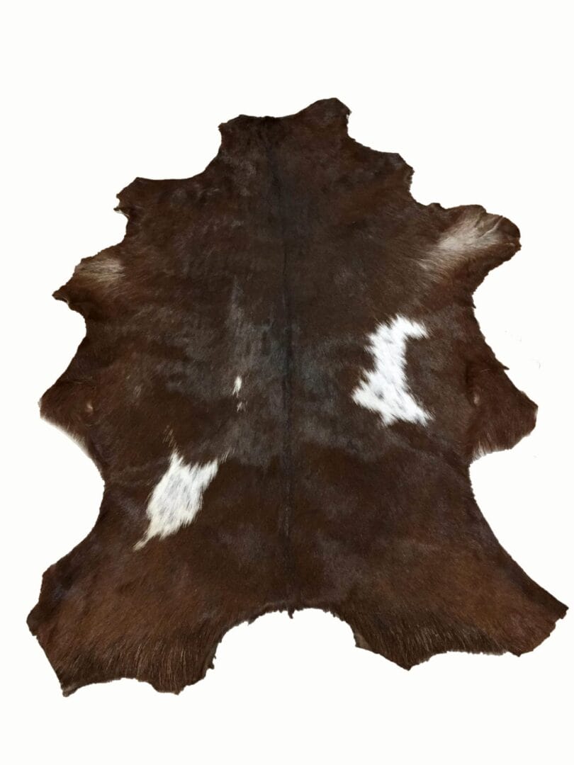 Hair On Goat Hides Brown | Avetco Leather