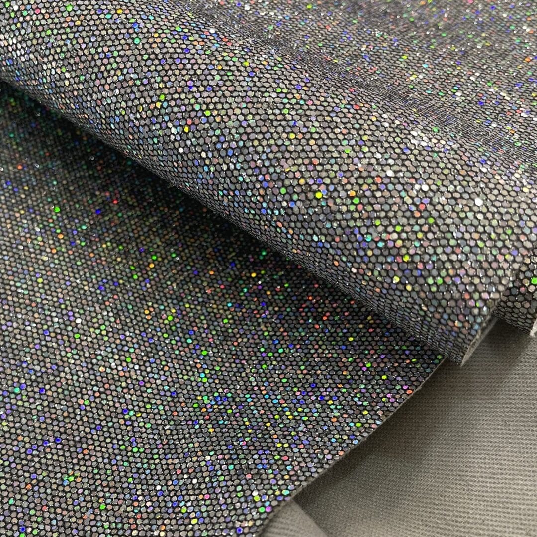Silver Glitter Fabric